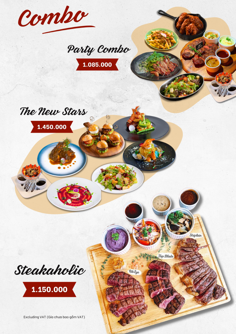 Menu Hoa Mai | Downtown Steakhouse